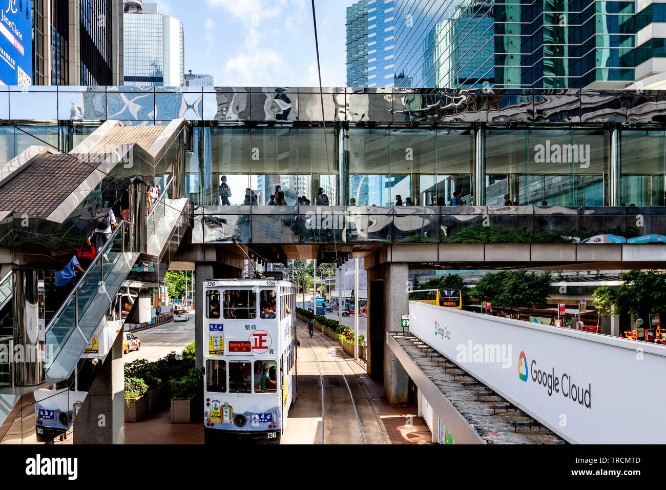 Pedestrian overpass hi-res stock photography and images - Alamy