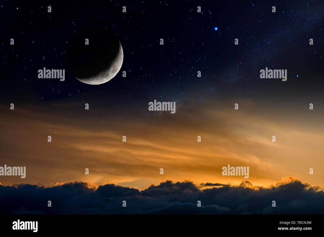 Warm moon hi-res stock photography and images - Alamy