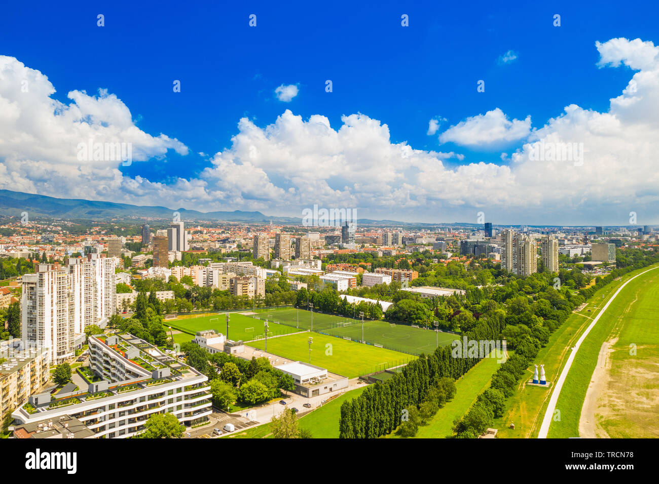 Zagreb from above hi-res stock photography and images - Alamy