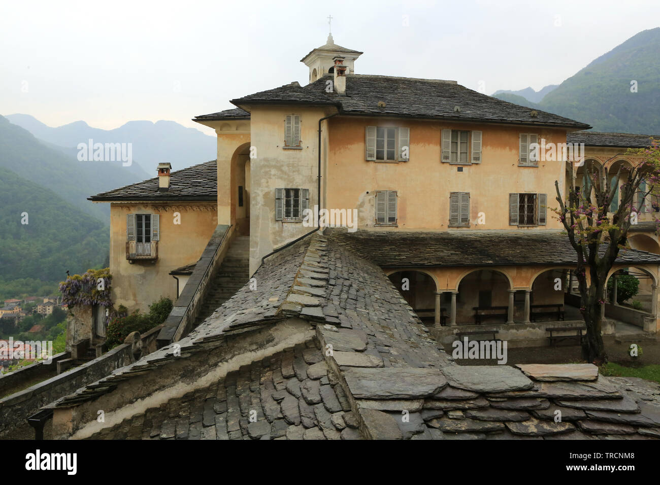Sanctuaire. Mont Sacré de Varallo Sesia. Italie. Sanctuary. Sacro Monte ...