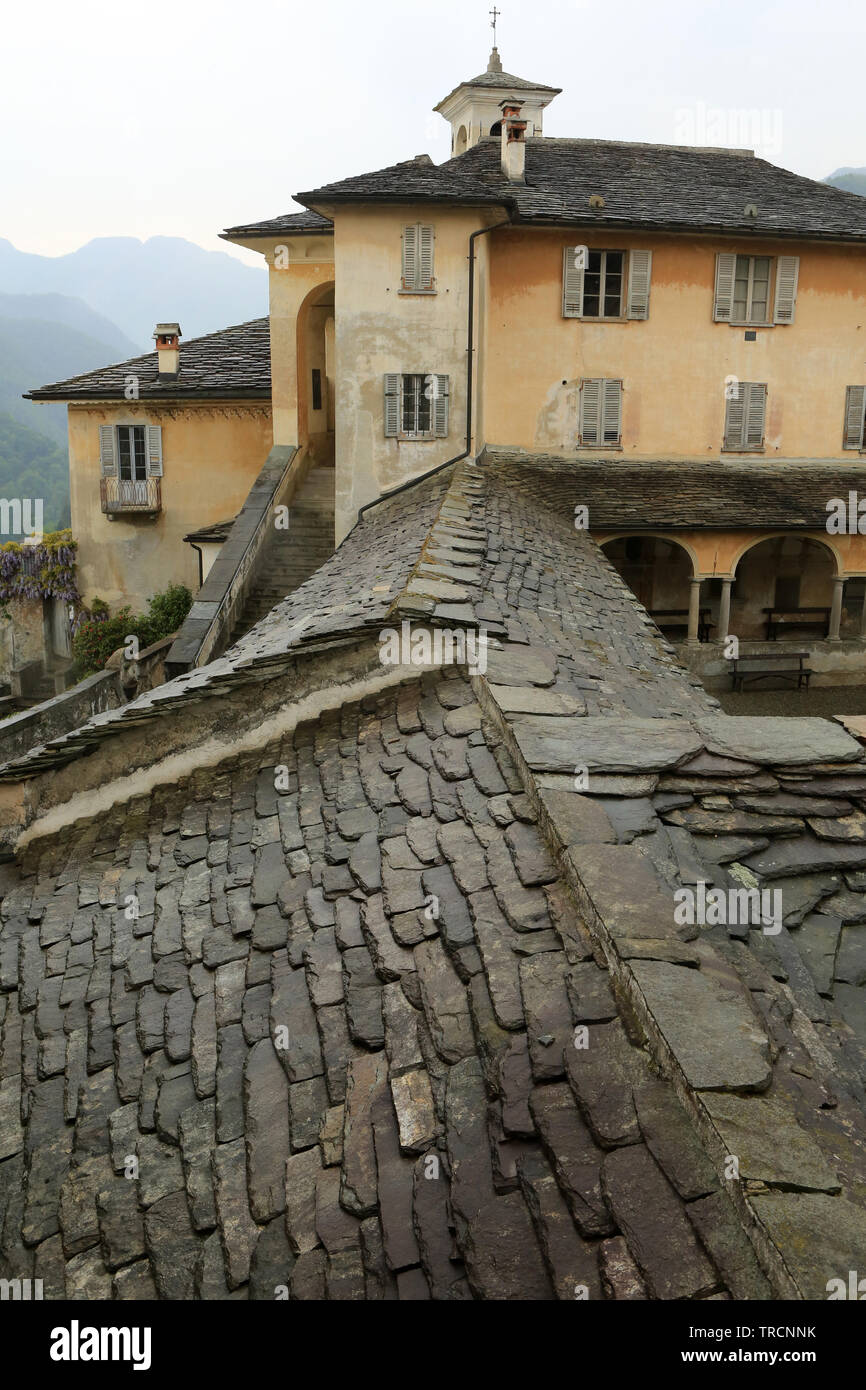 Sanctuaire. Mont Sacré de Varallo Sesia. Italie. Sanctuary. Sacro Monte ...