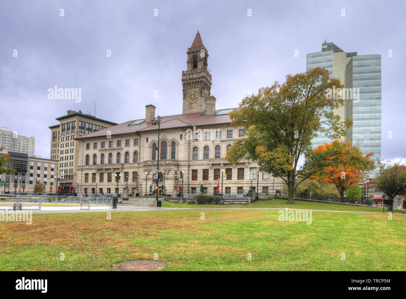 A view of City Hall in Worcester, Massachusetts Stock Photo - Alamy