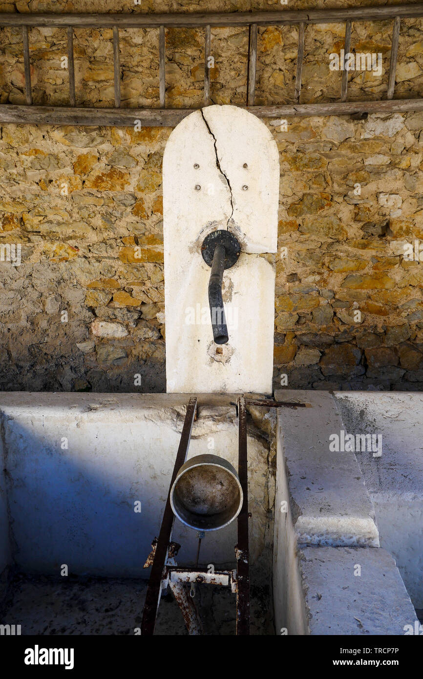 Covered drinking trough, Lacoux, Ain, France Stock Photo - Alamy