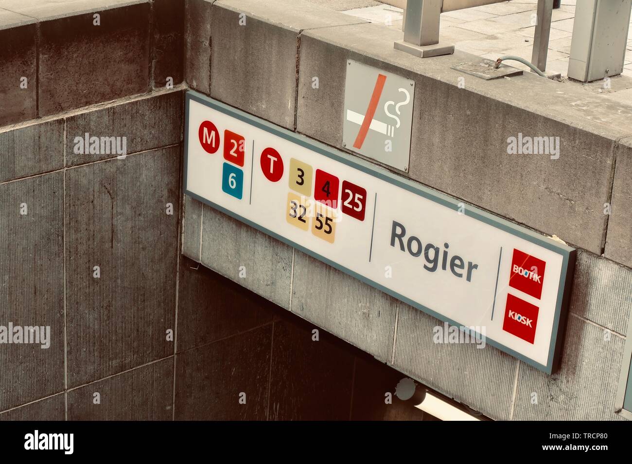 Rogier metro station hi-res stock photography and images - Alamy