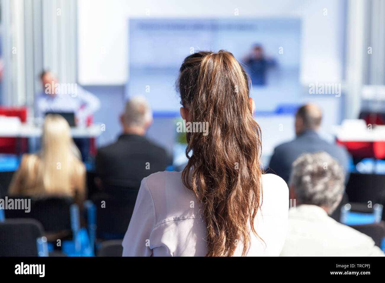 Audience at a professional or business conference Stock Photo - Alamy
