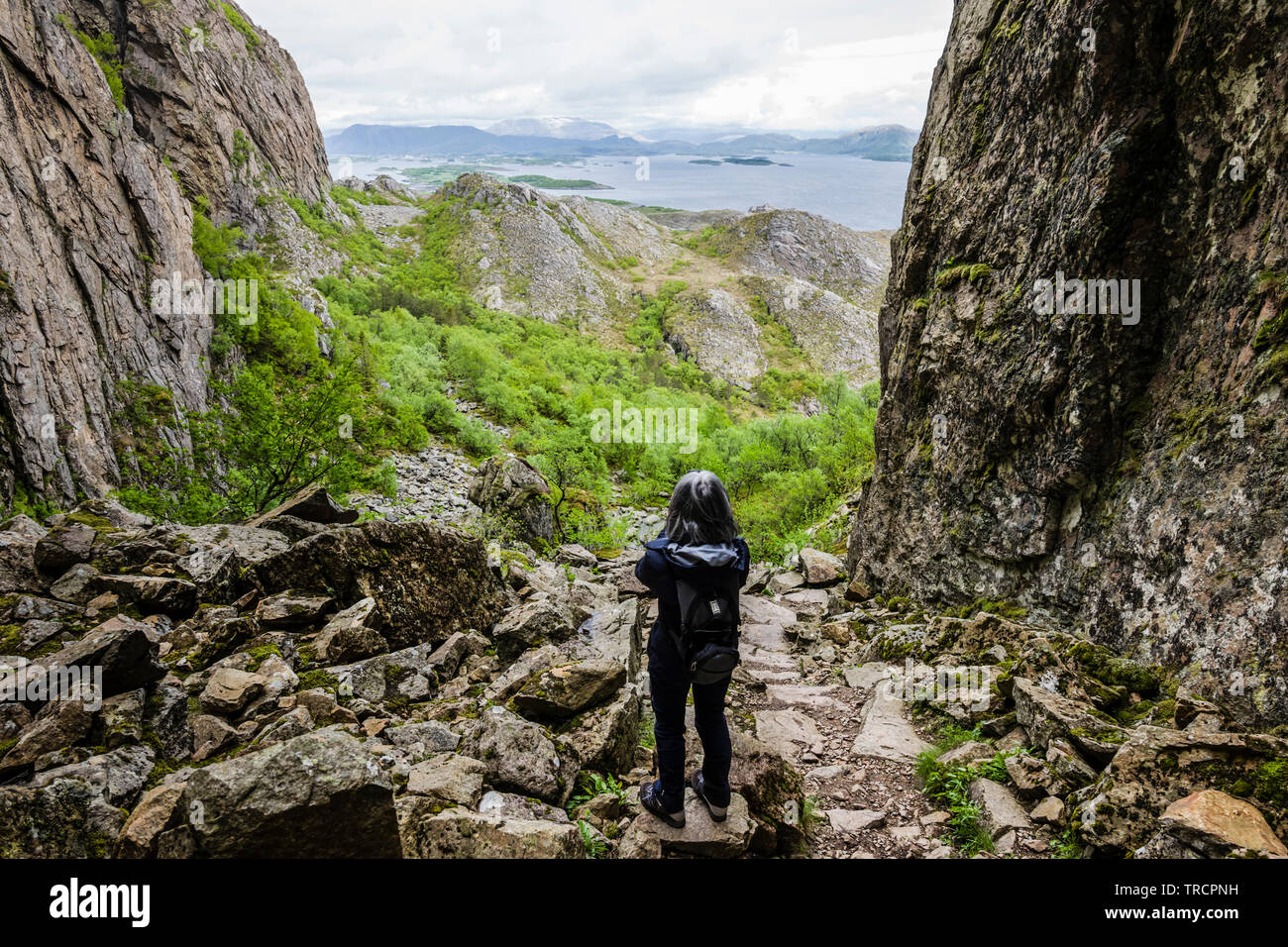 Torghatten mountain, Norway Stock Photo - Alamy