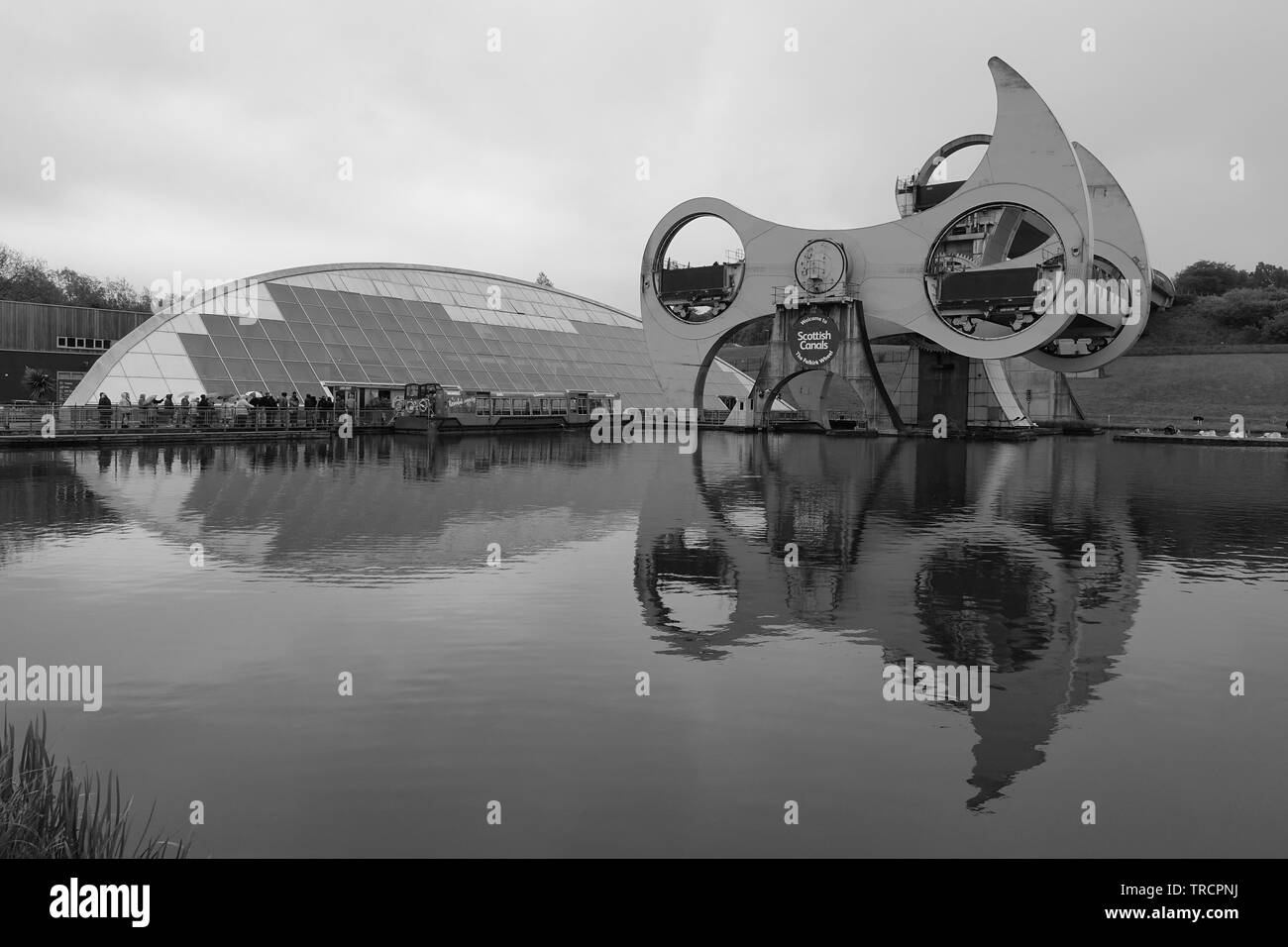 Falkirk wheel Black and White Stock Photos & Images - Alamy
