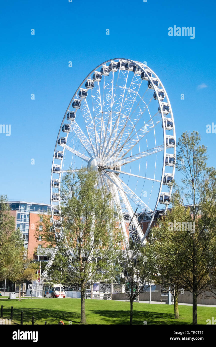Wheel of Liverpool,ferris wheel,Keel Wharf,Liverpool,Merseyside,England ...