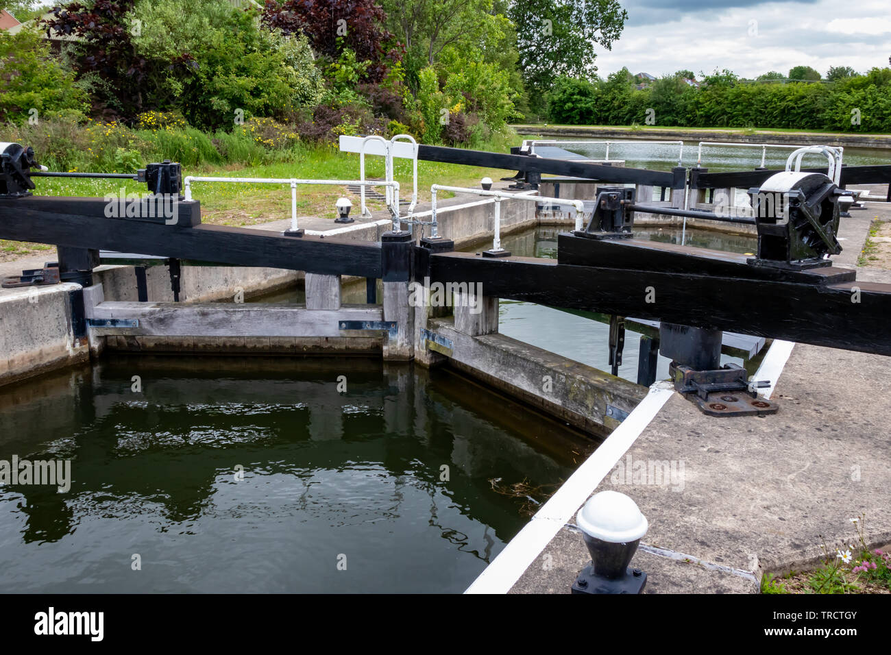 Moira Lock on the Ashby Canal near Moira Furnace Museum and Conkers ...