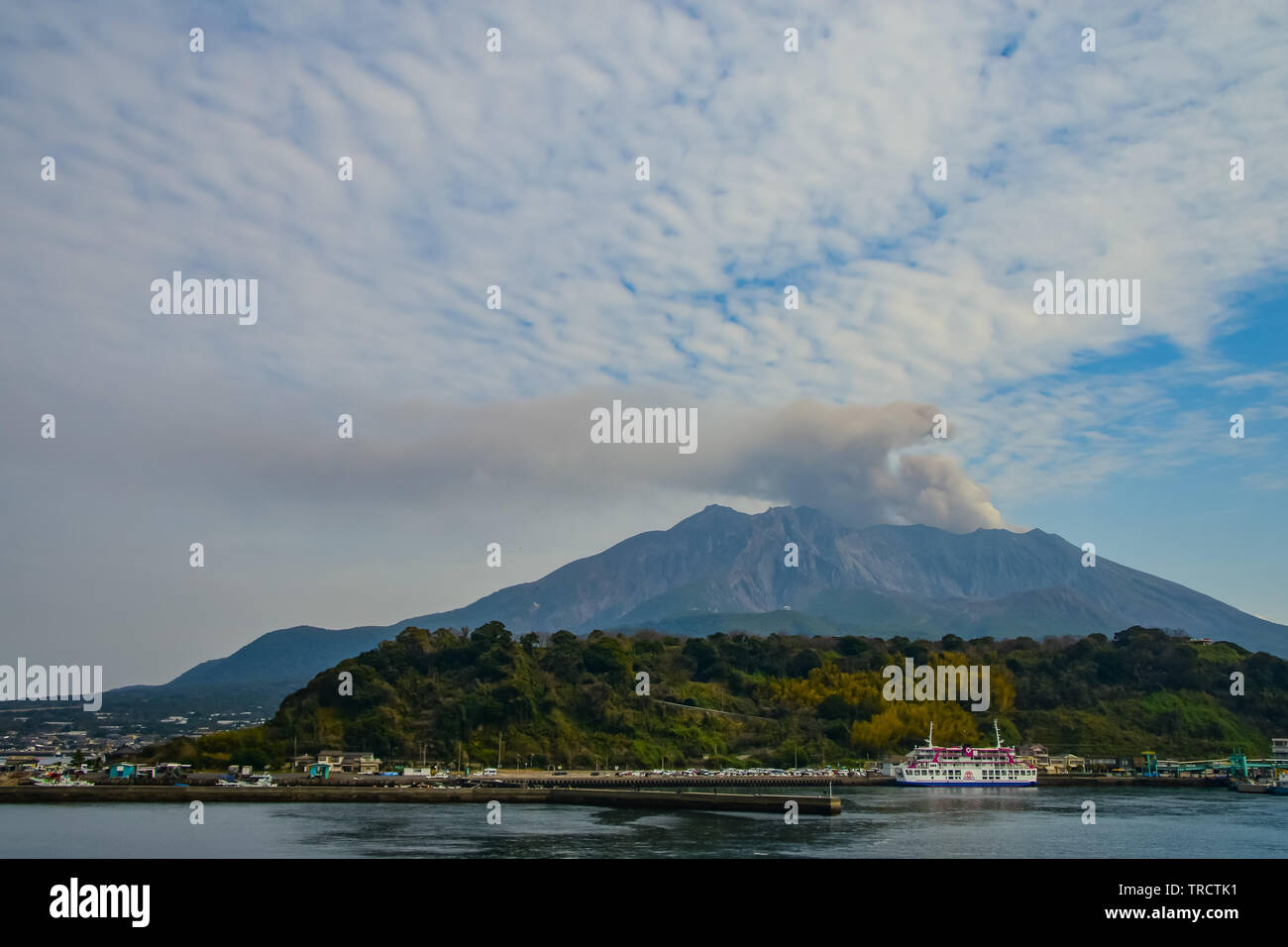 Sakurajima Volcano in Kyushu, Japan, is one of the world's most active ...