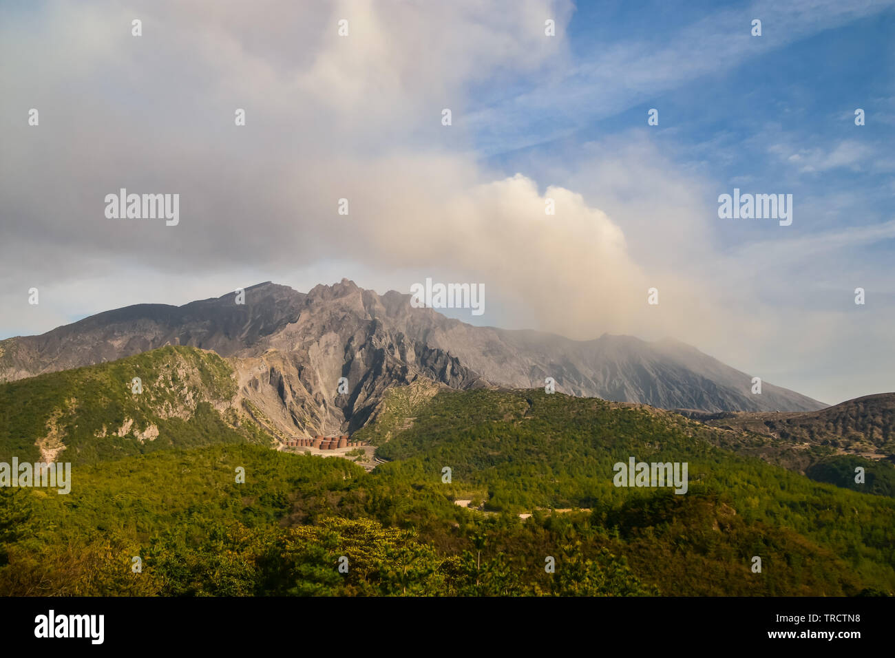 Sakurajima Volcano in Kyushu, Japan, is one of the world's most active ...