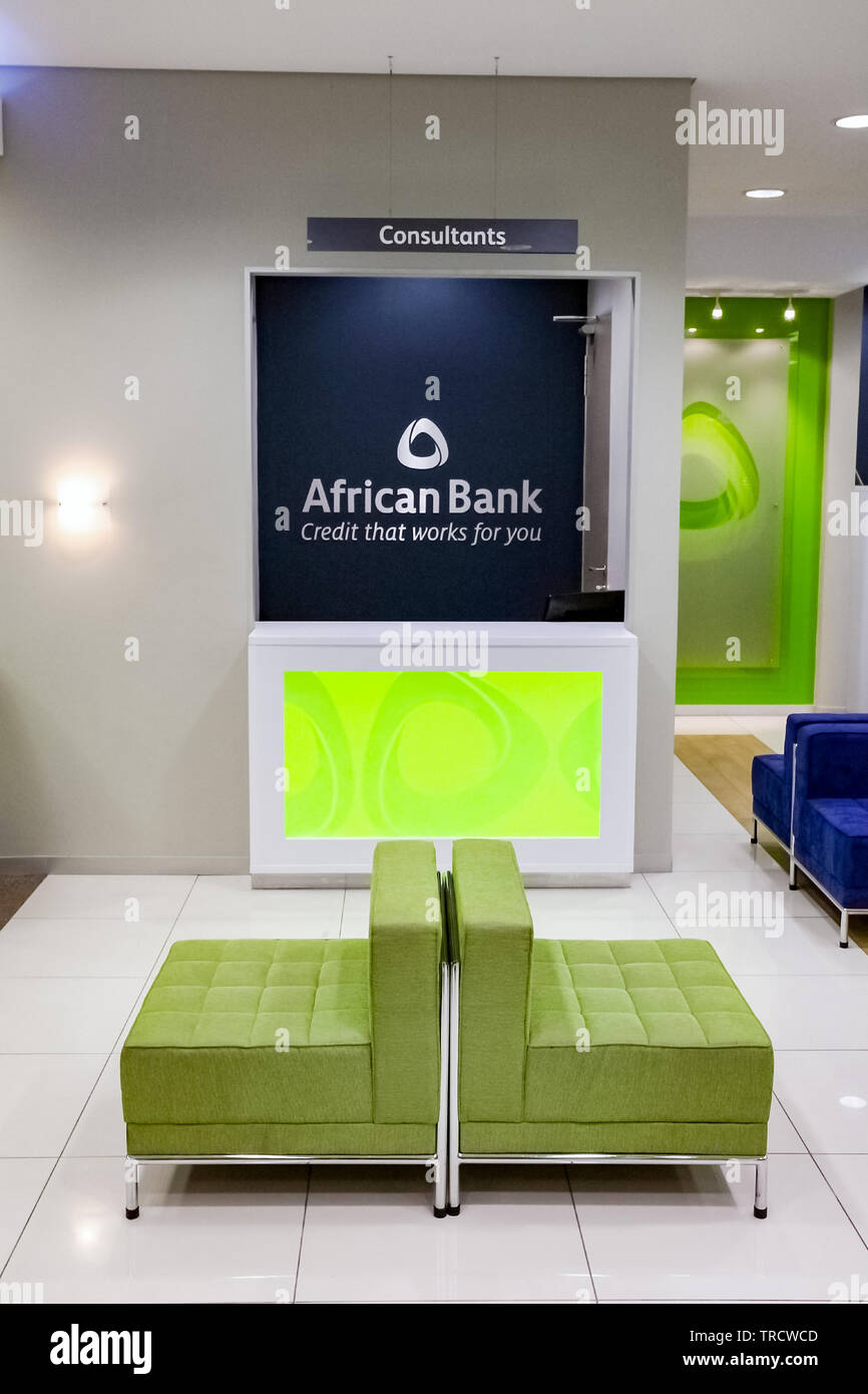 Johannesburg, South Africa - June 17 2011: Inside Interior of a Modern ...