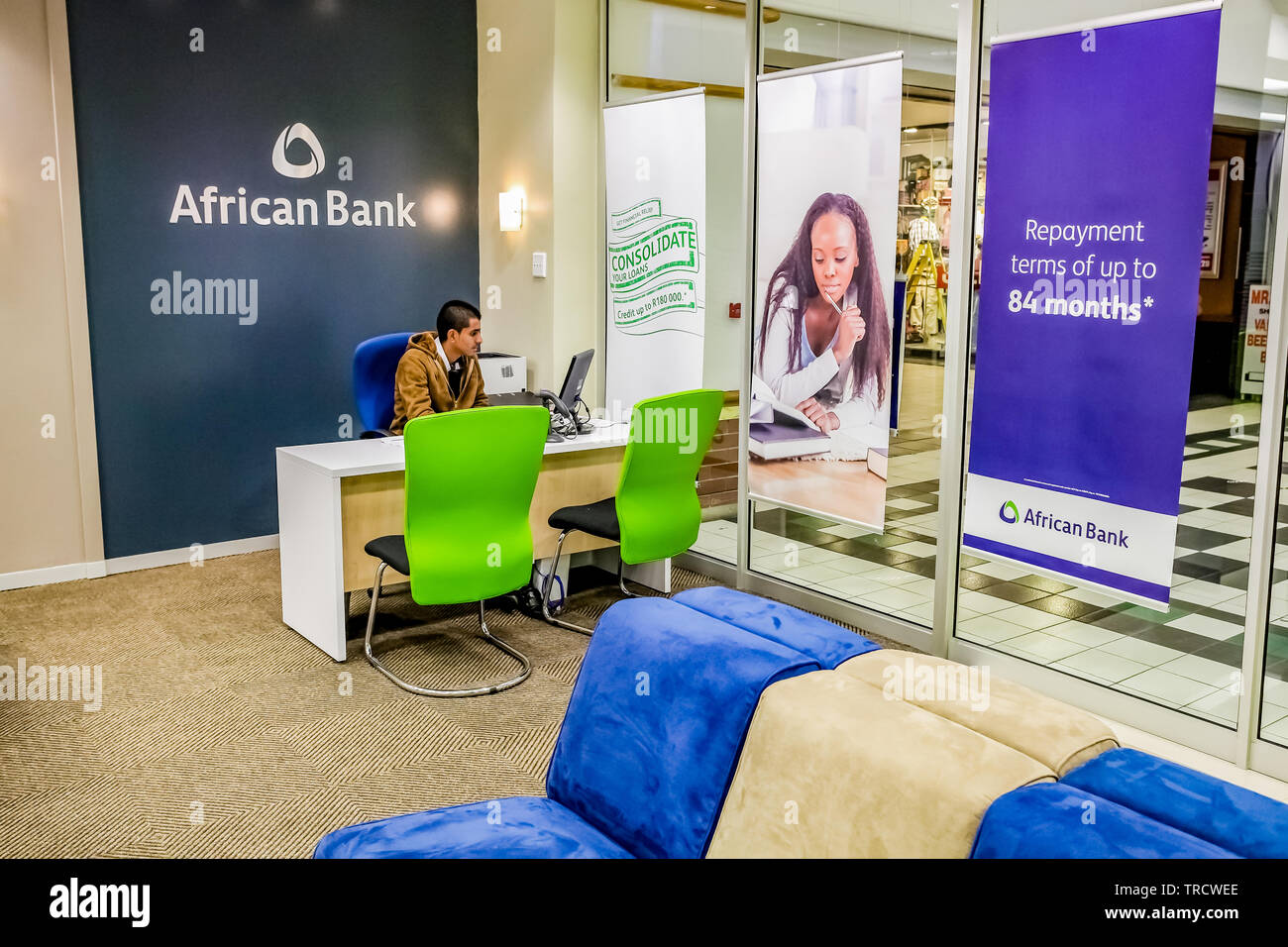 Johannesburg, South Africa - July 16 2012: Inside Interior of a Modern ...