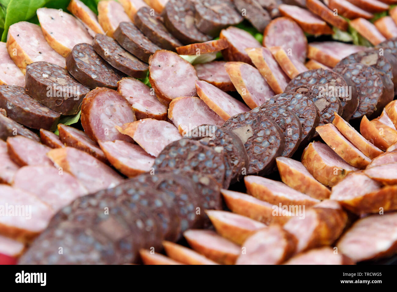 Cured meat products hi-res stock photography and images - Alamy