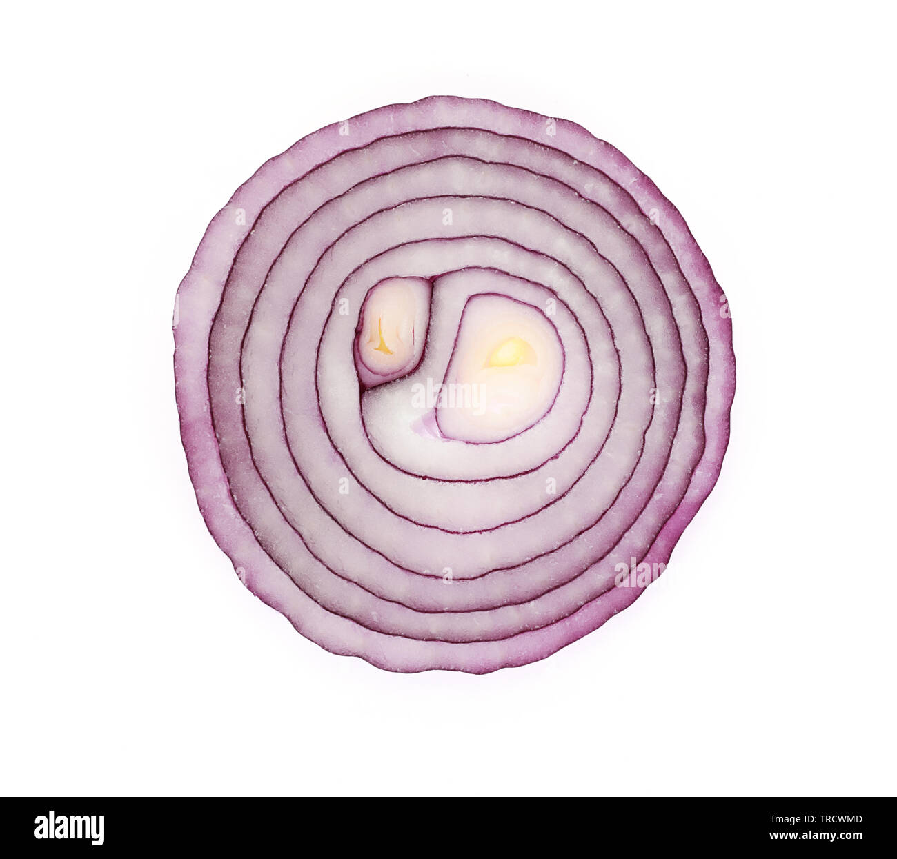 Section single red onion sliced hi-res stock photography and images - Alamy