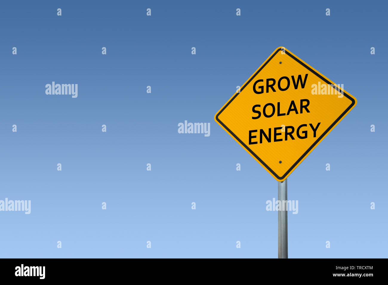 Grow Solar Energy Stock Photo - Alamy