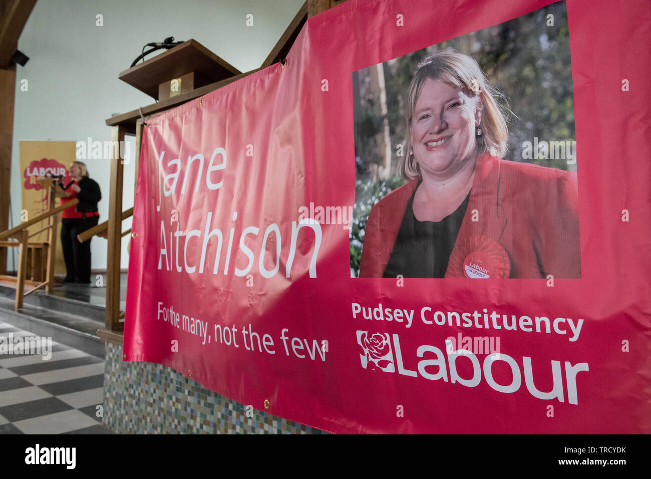 Jane Aitchison Labours P.P.C. for Pudsey, Leeds Stock Photo - Alamy