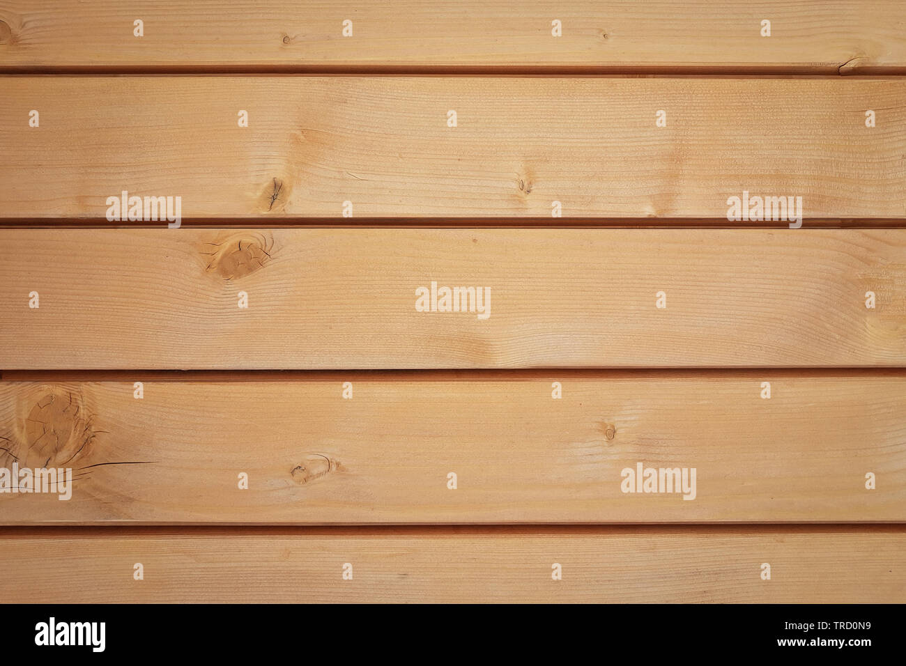 Top view of a wooden brown table as a rustic background or texture ...