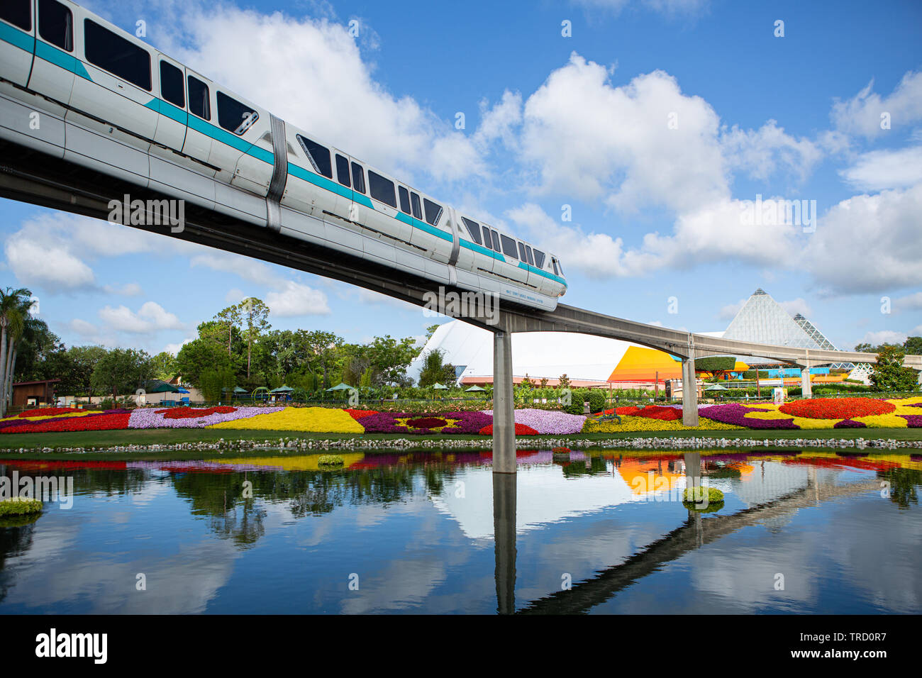 Flowers landscape epcot walt disney hi-res stock photography and images ...