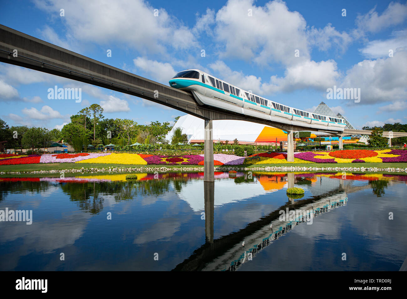 Flowers landscape epcot walt disney hi-res stock photography and images ...