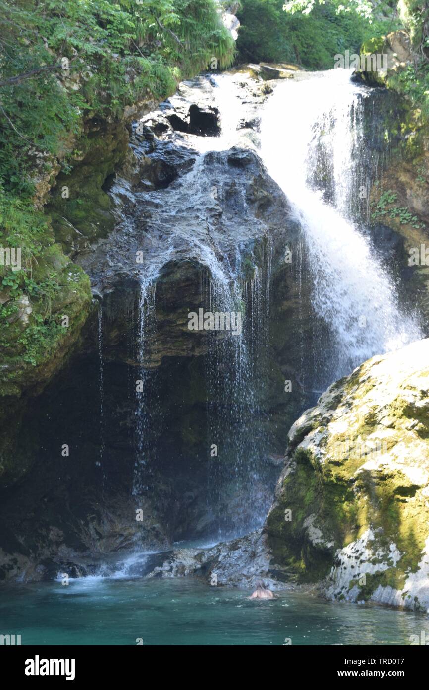 Vintgar Gorge near Lake Bled, Slovenia Stock Photo - Alamy