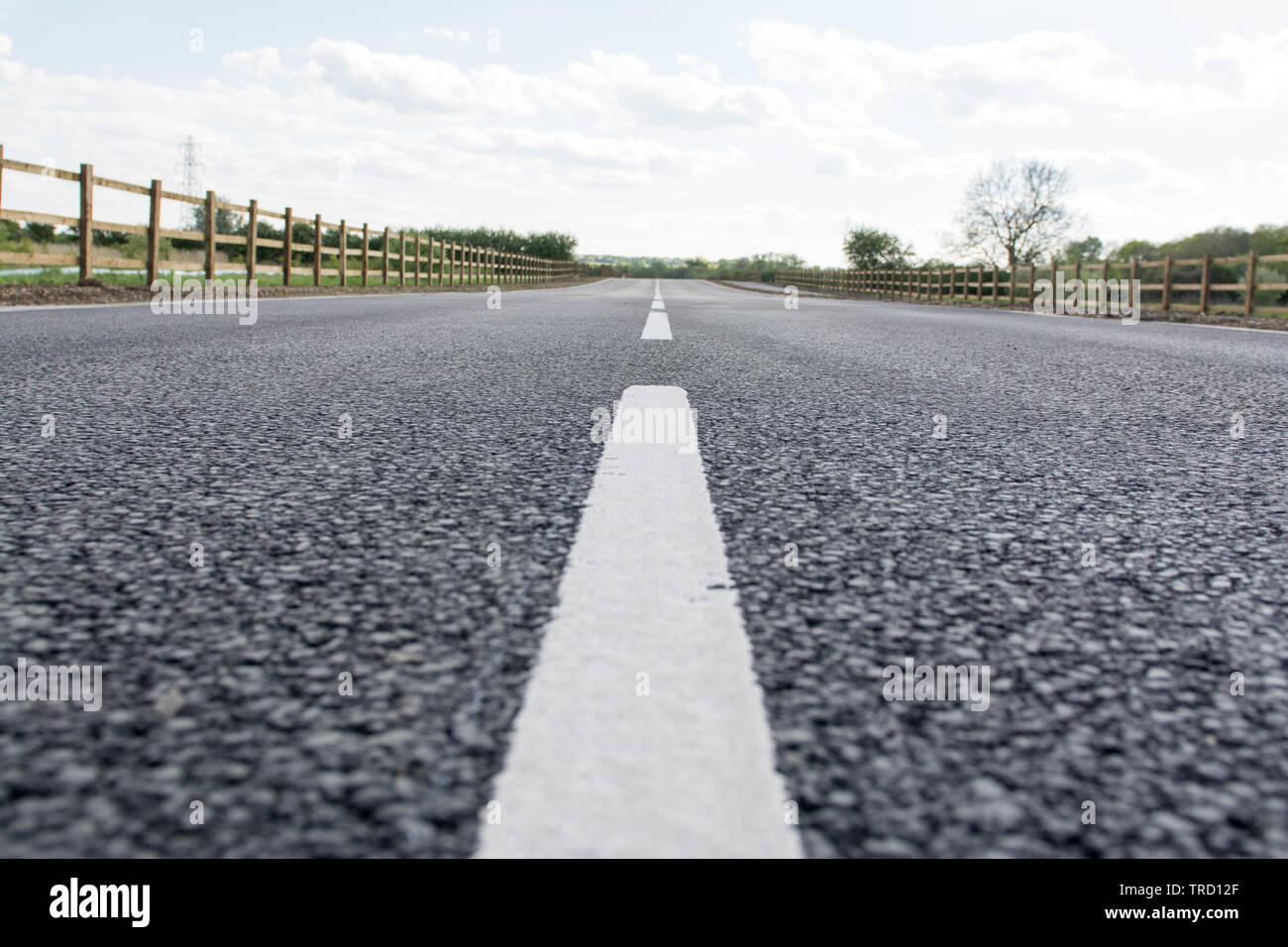 Solid White Lines Indicate