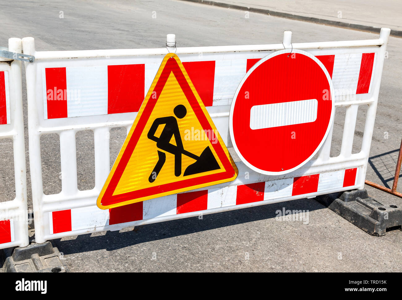 Road Sign And Stop Stock Photos & Road Sign And Stop Stock Images - Alamy