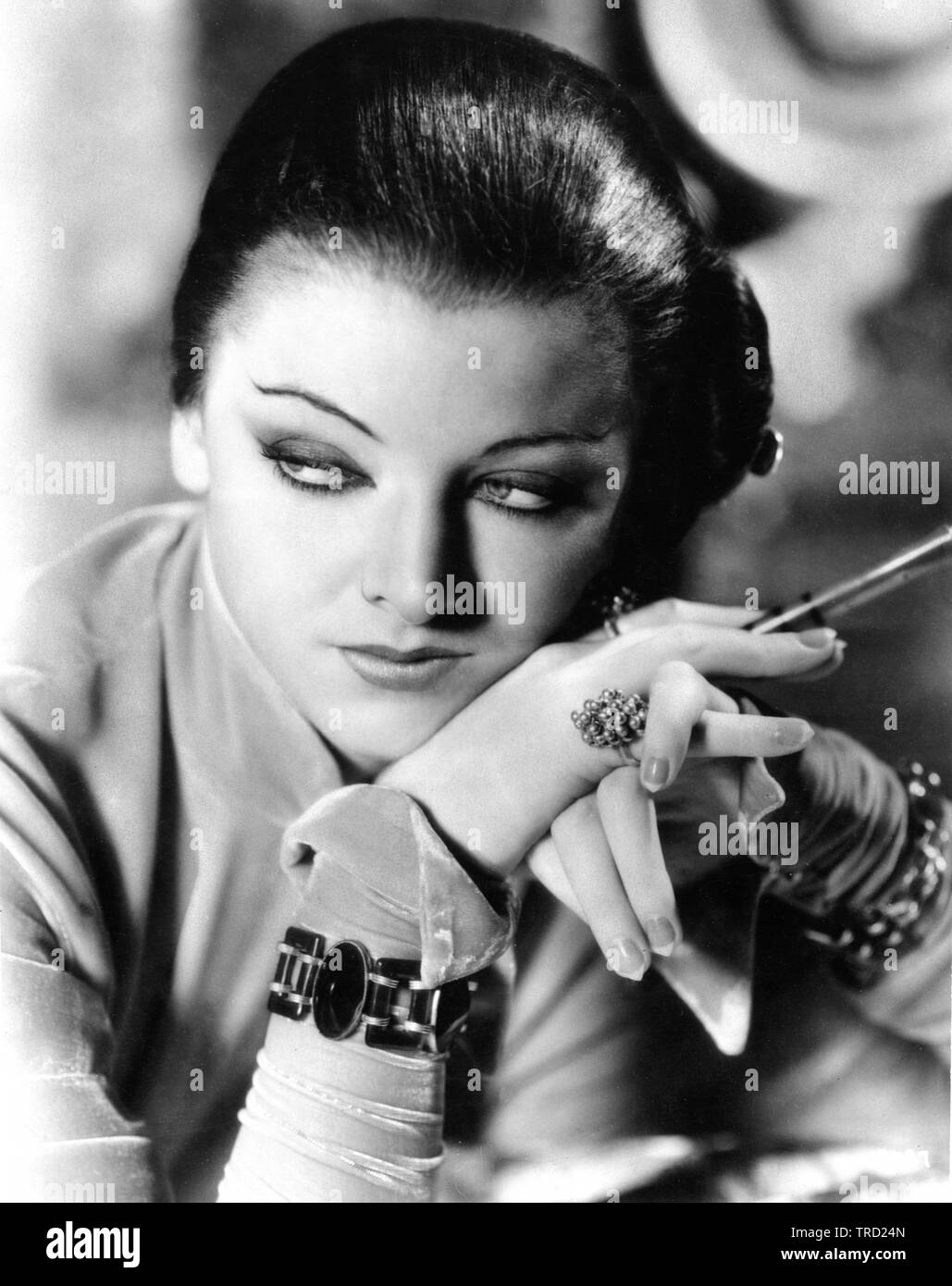 Myrna Loy THE MASK OF FU MANCHU 1932 director Charles Brabin story Sax ...