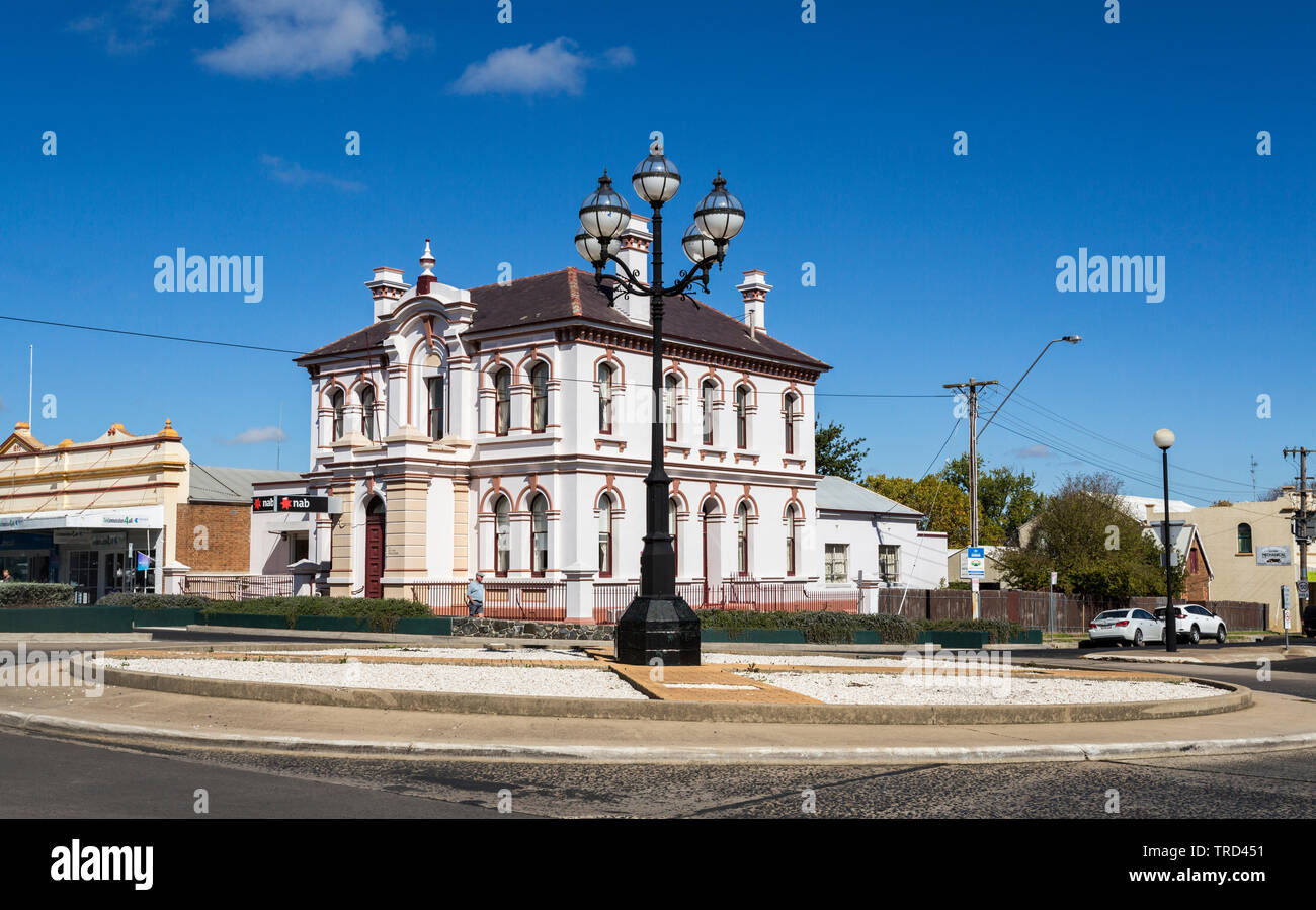 View of the magnificent 1890 building, built in Italianate style and ...