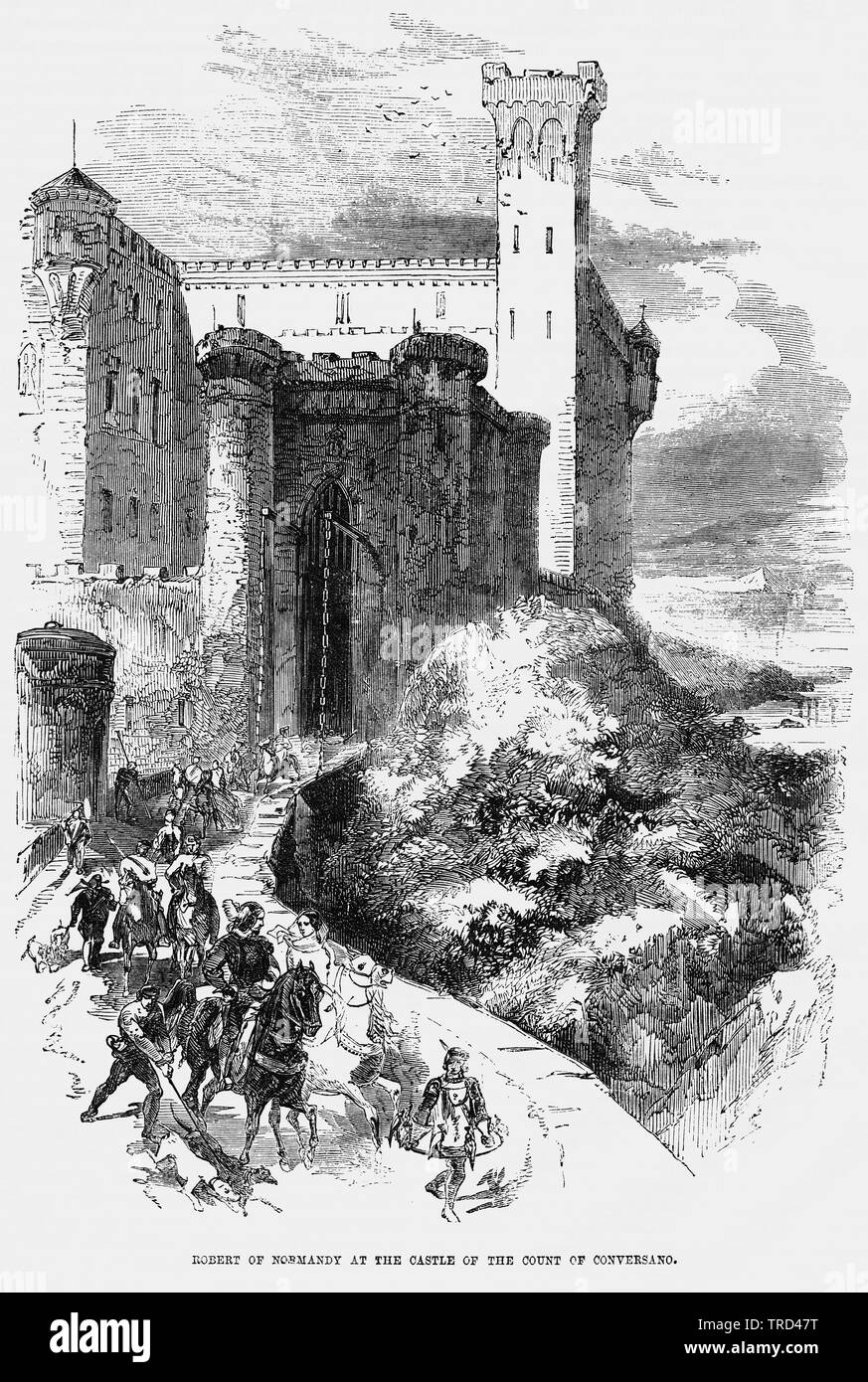 Robert of Normandy at the Castle of the Count of Conversano ...