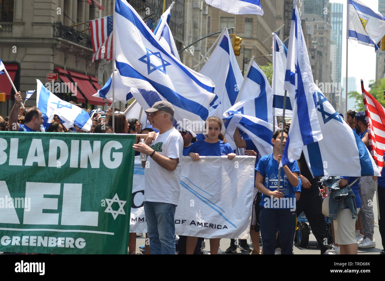 New York, NY: Thousands of marchers participated in the annual Israel ...