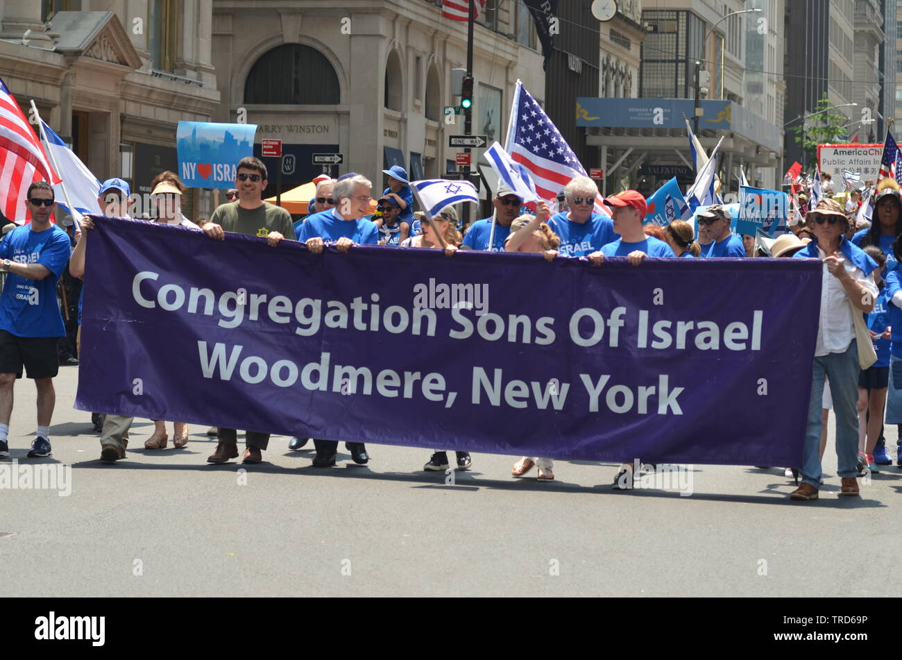 New York, NY: Thousands of marchers participated in the annual Israel ...