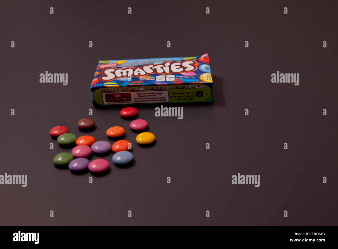 Halifax, Canada- May 31, 2019: Horizontal photo of package of Nestle ...