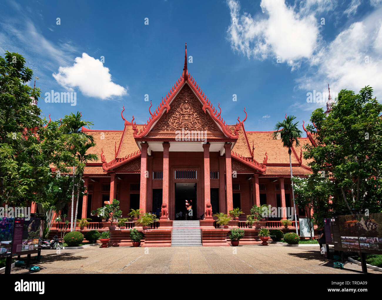 national museum landmark khmer style building exterior in phnom penh ...