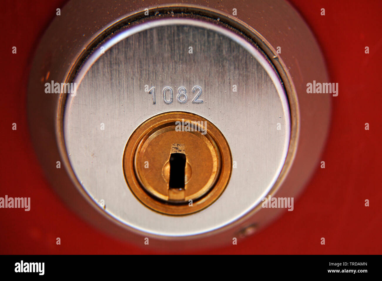 Combination lock dial keyhole key hi-res stock photography and images ...