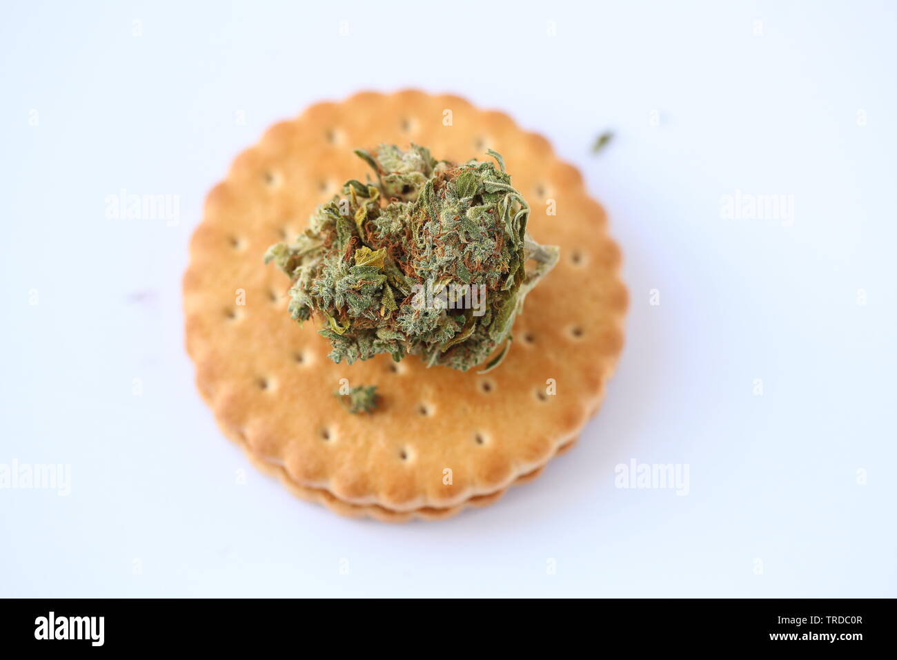Dry Cannabis Medical Marijuana Cookies Stock Photo - Alamy