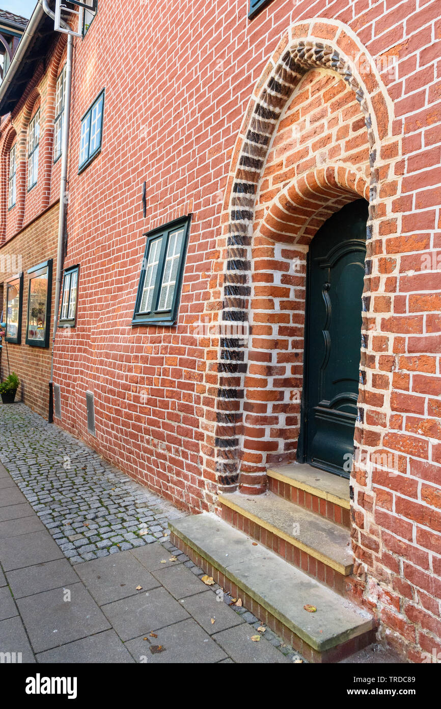 Pregnant house or Das Schwangere Haus with deformed brick wall in ...