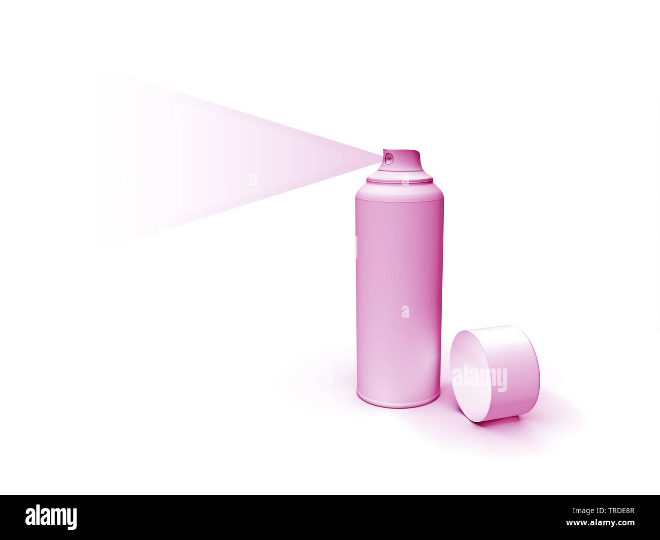 pink spray can Stock Photo - Alamy