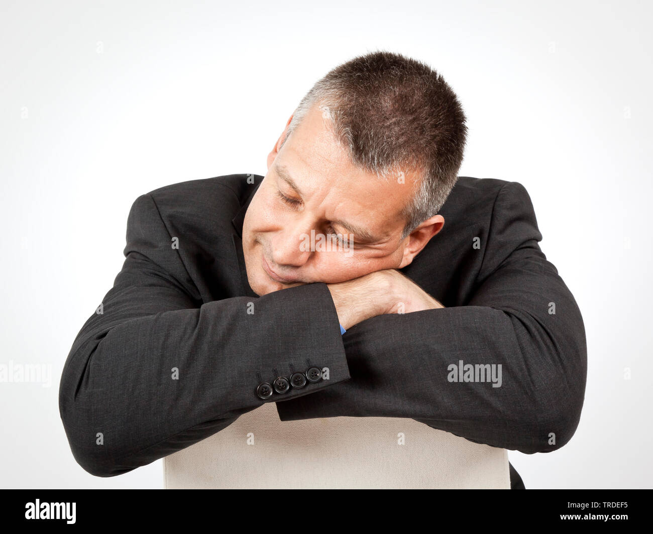 Businessman resting on side hi-res stock photography and images - Alamy