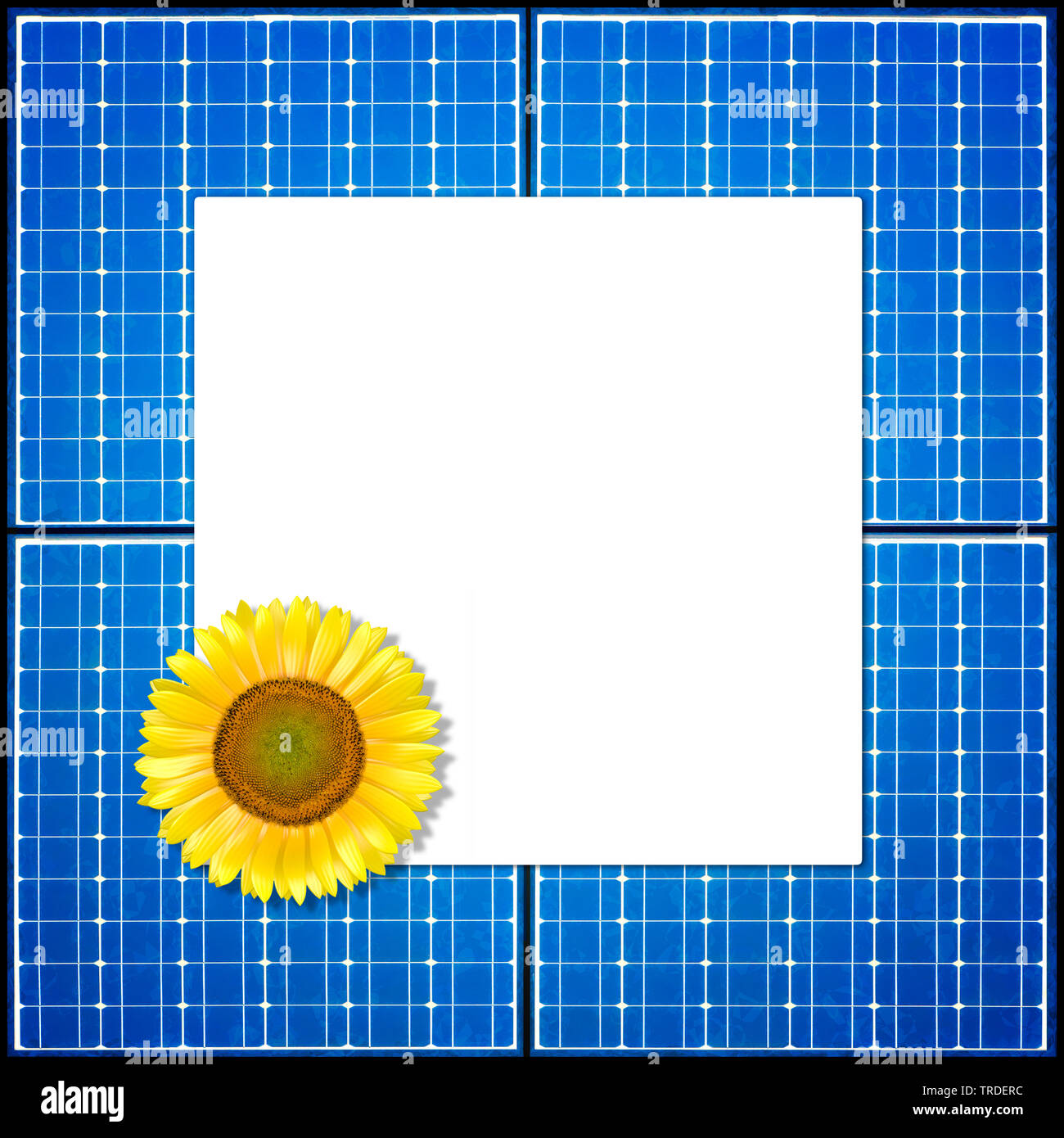 Solar Energy Plant Clipart Border