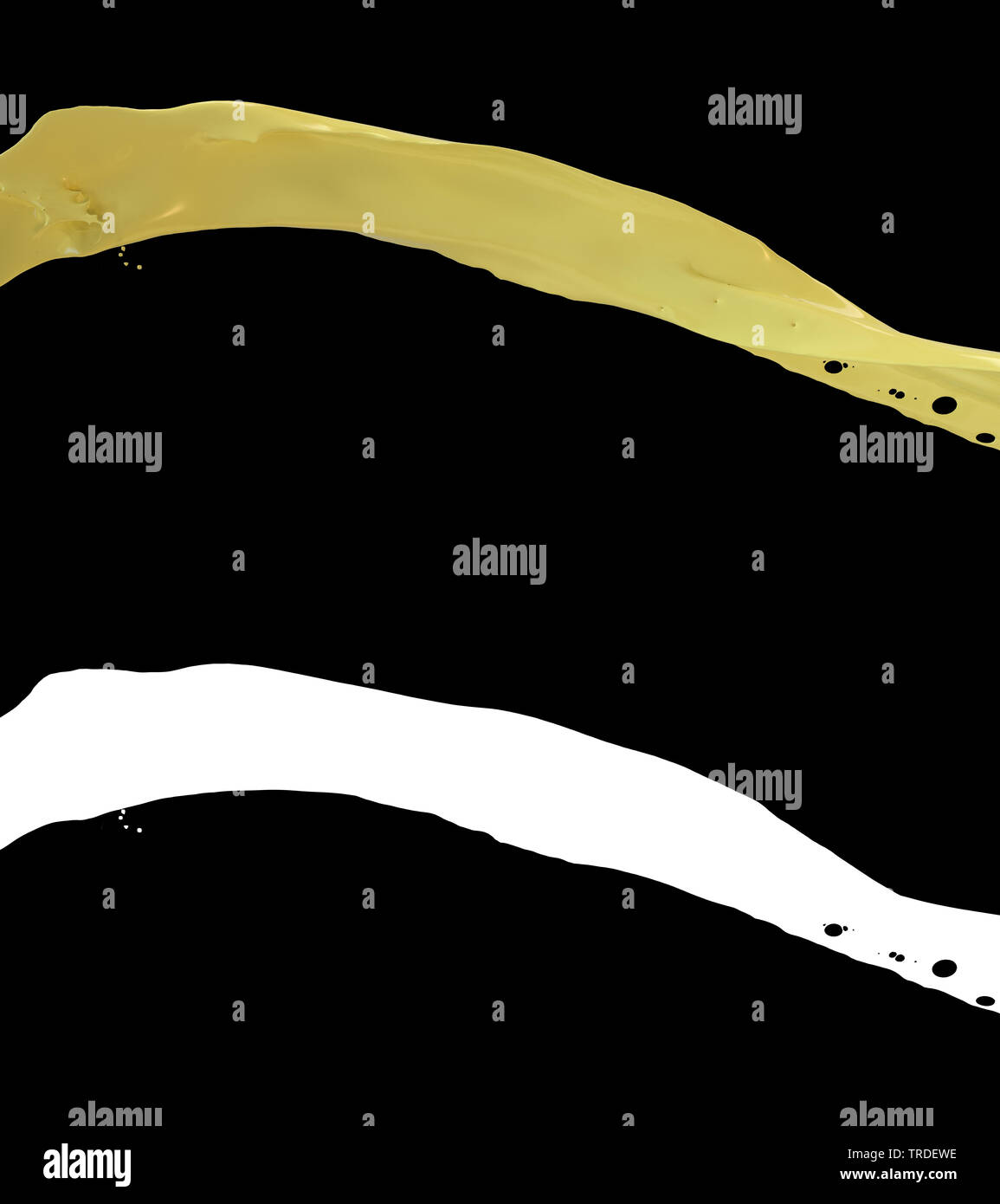 3D illustration of a orange juice flow with alpha layer Stock Photo - Alamy