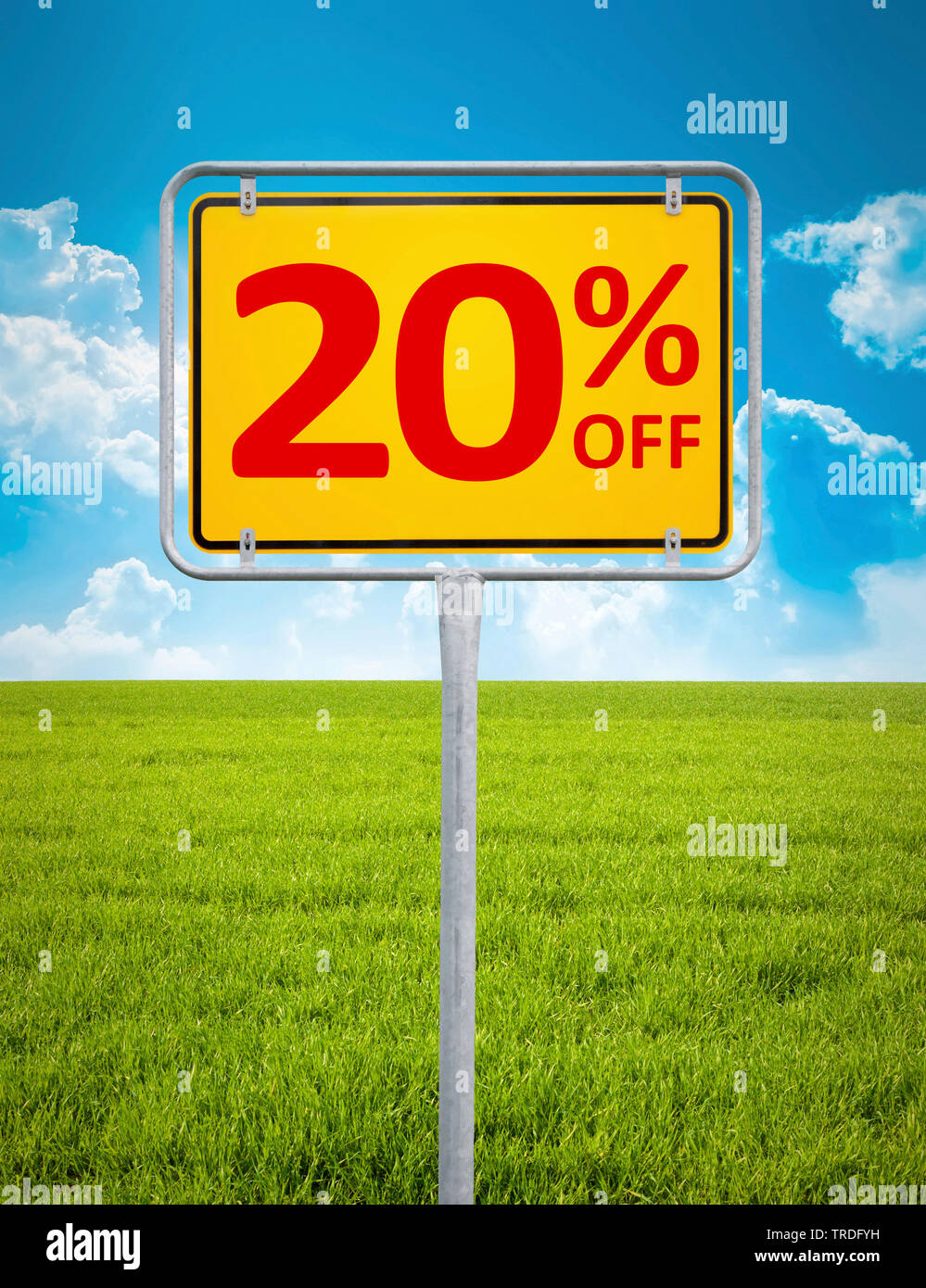 3D computer graphic, city limits sign lettering10% OFF Stock Photo - Alamy