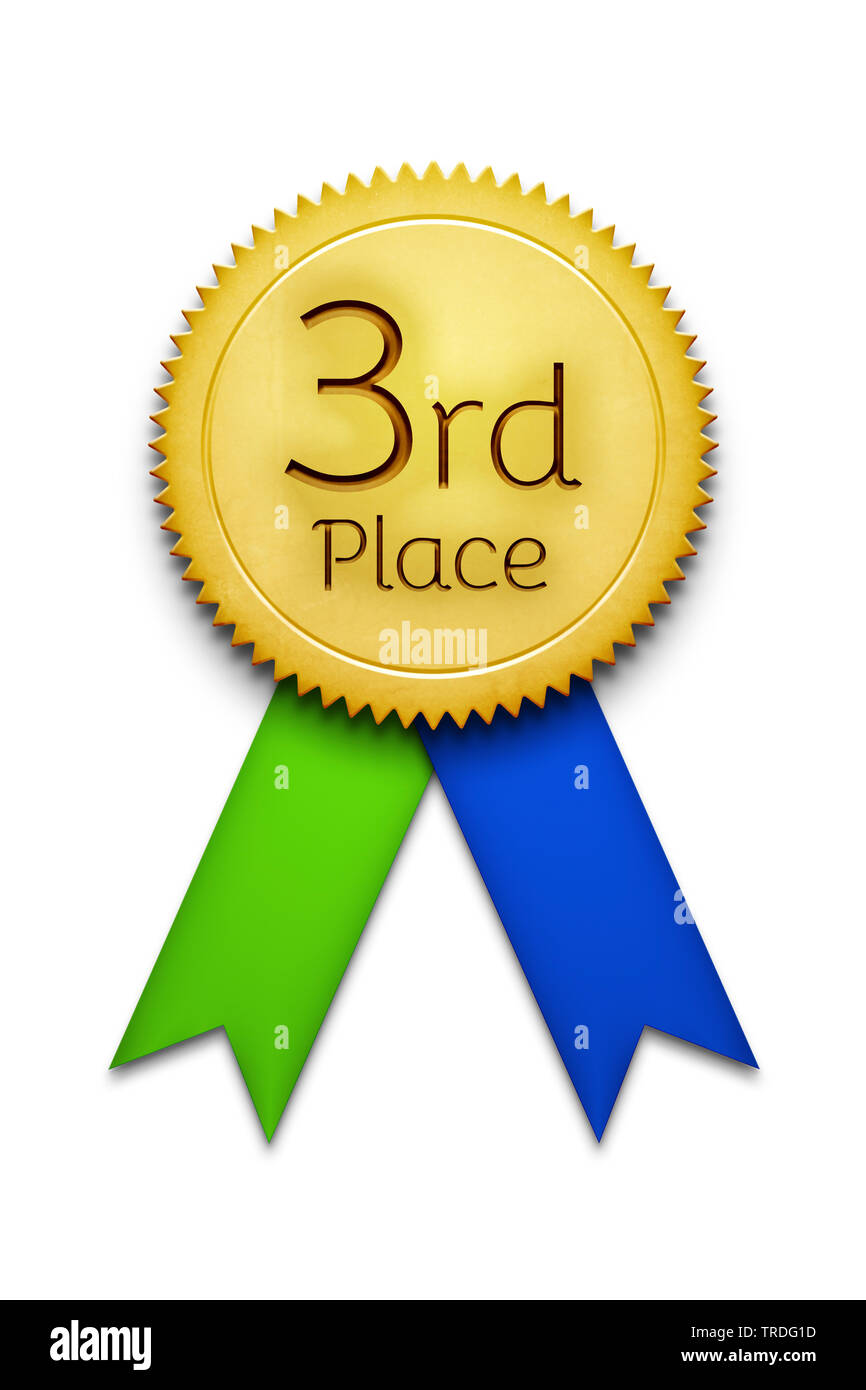 3rd place ribbon hi-res stock photography and images - Alamy