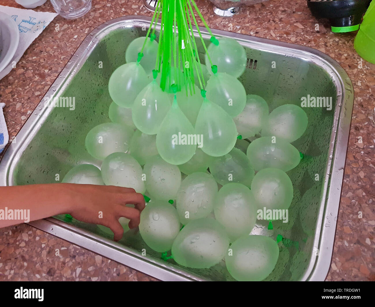 Water balloon balloons hi-res stock photography and images - Alamy