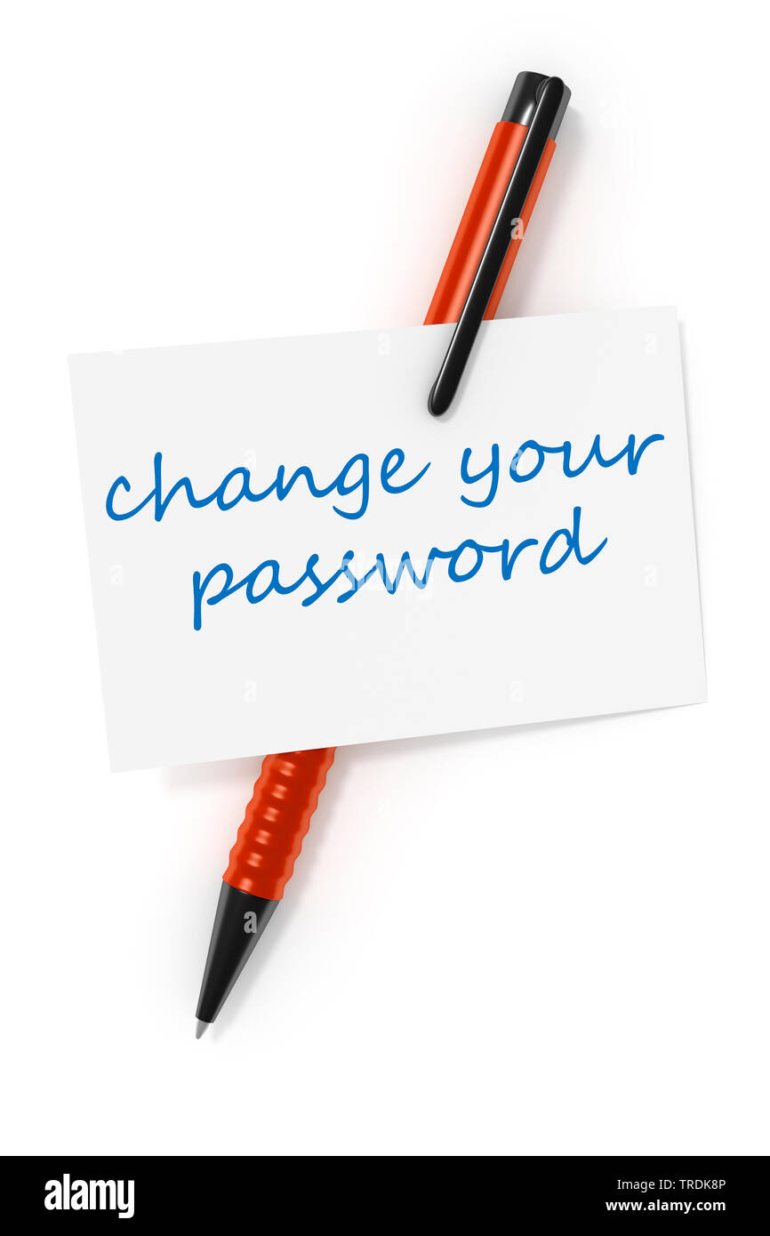 3D computer graphic, ball-pen and a white sheet of paper lettering ...