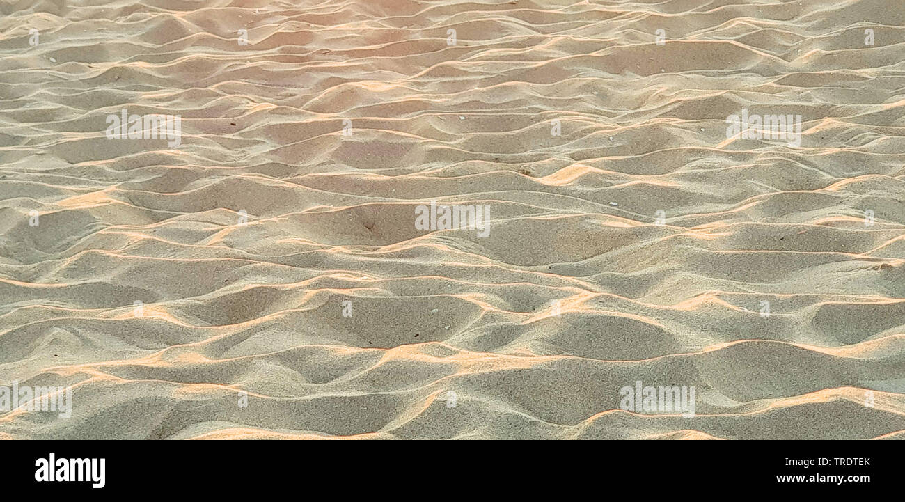 Sandy beach and the sea hi-res stock photography and images - Alamy