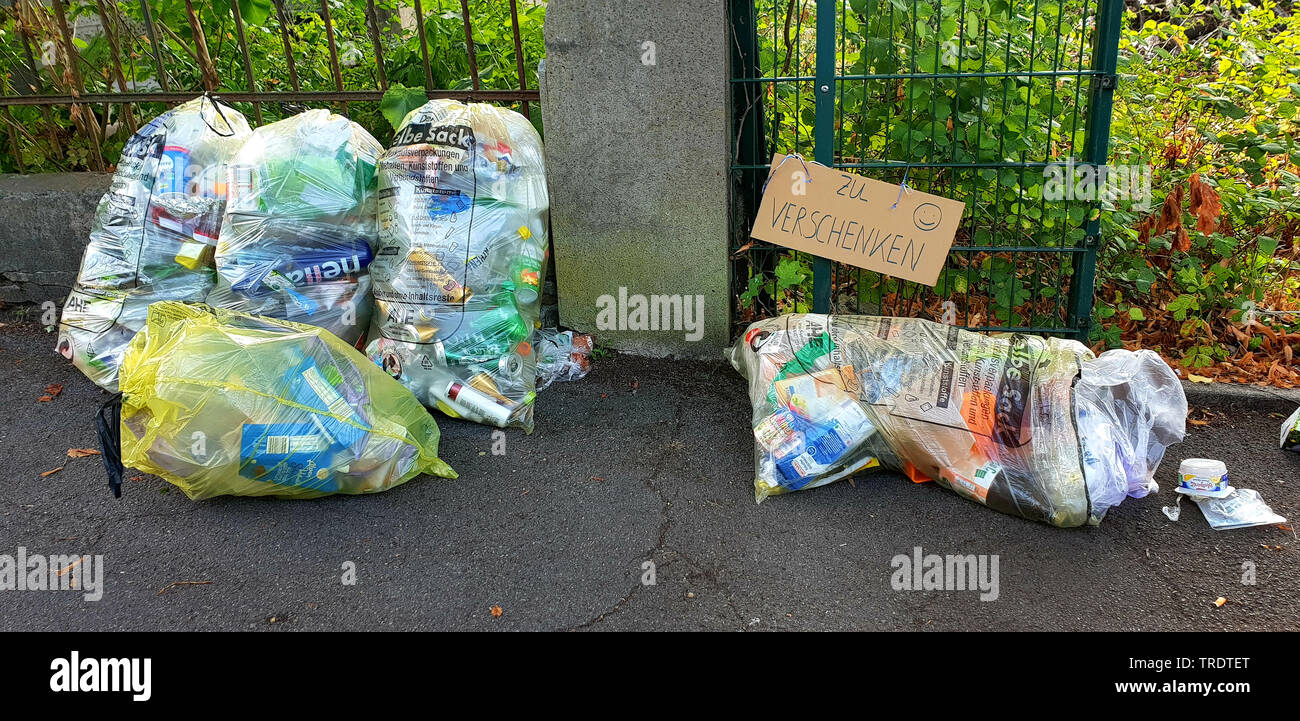 German Trash Sign High Resolution Stock Photography and Images - Alamy