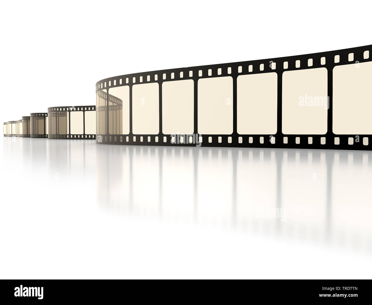 illustration of a film strip frame Stock Photo - Alamy