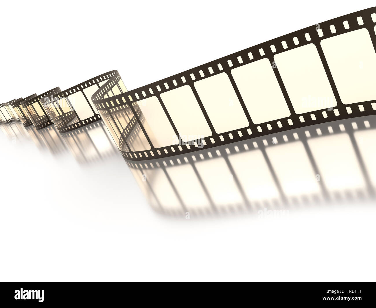 illustration of a film strip frame Stock Photo - Alamy