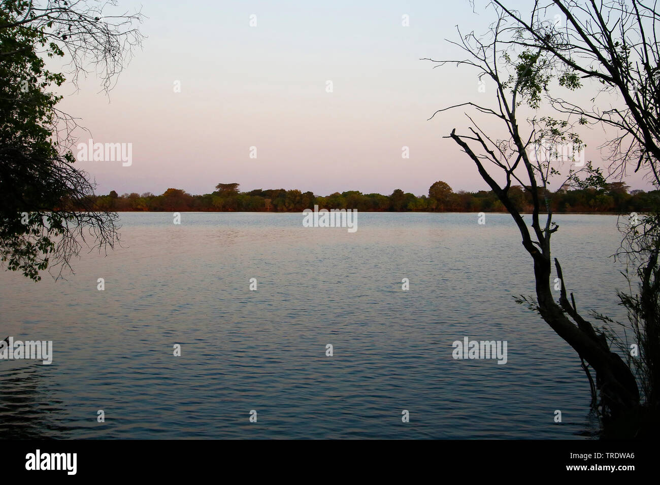 Kafue river. Kafue National Park. Zambia Stock Photo - Alamy